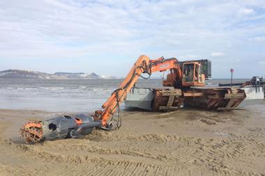 Tidal friendly amphibious excavators | News | Maritime Journal