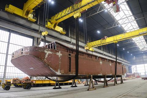 H&W completes first Cory barge | News | Maritime Journal