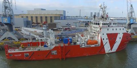 Ampelmann gangway for Arkona offshore windfarm | News | Maritime Journal