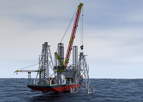 Mega-crane readied for Round 3 wind farms | News | Maritime Journal