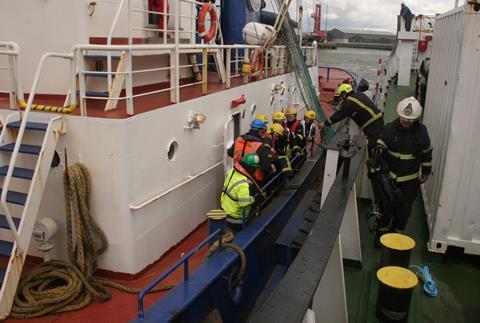 Emergency ship fire drill at Foynes Port | News | Maritime Journal