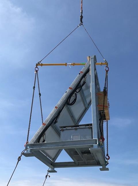 Spreader beam for nav skid lift | News | Maritime Journal