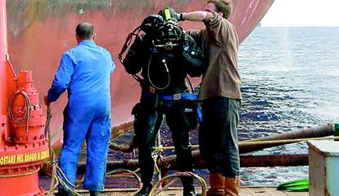 Challenging Underwater Hull Repair 'Routine' Off Malta | News ...