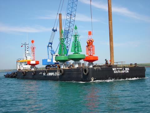 Navigation Buoys Deployed at South Hook | News | Maritime Journal