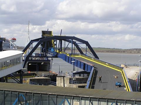 Double deck linkspan for fast turnaround at Harwich | News | Maritime ...
