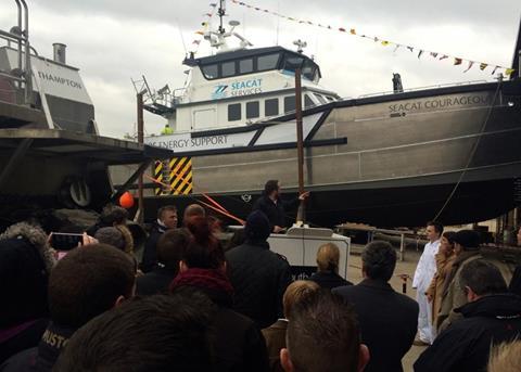 Courageous launch | News | Maritime Journal