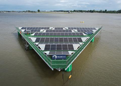 Offshore floating solar project first | News | Maritime Journal