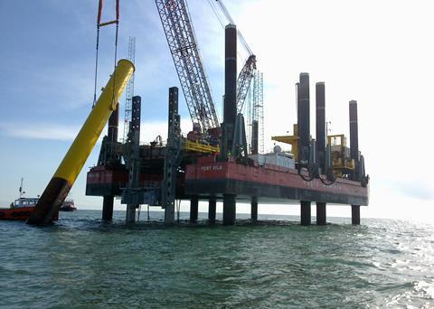 Met mast installed for Rampion Windfarm | News | Maritime Journal