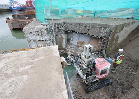 Hydrodemolition at the Port of Liverpool | News | Maritime Journal