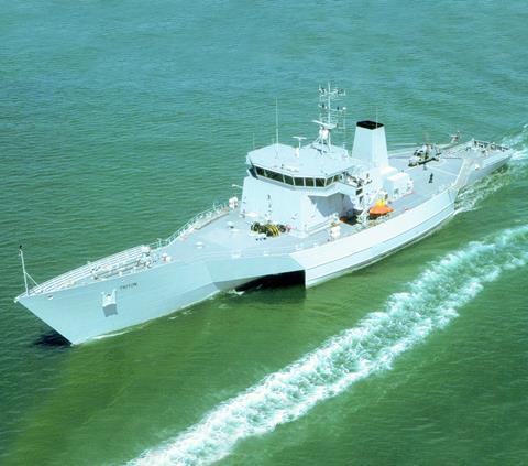 News Rugged Bearings for Trimaran Concept Ship | News | Maritime Journal